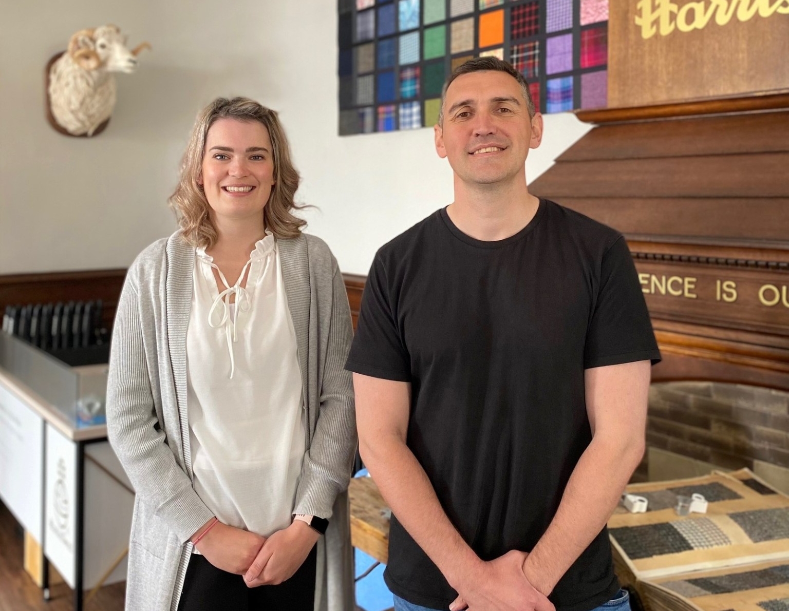 Say Hello to Alannah and Domhnall - The Harris Tweed Authority