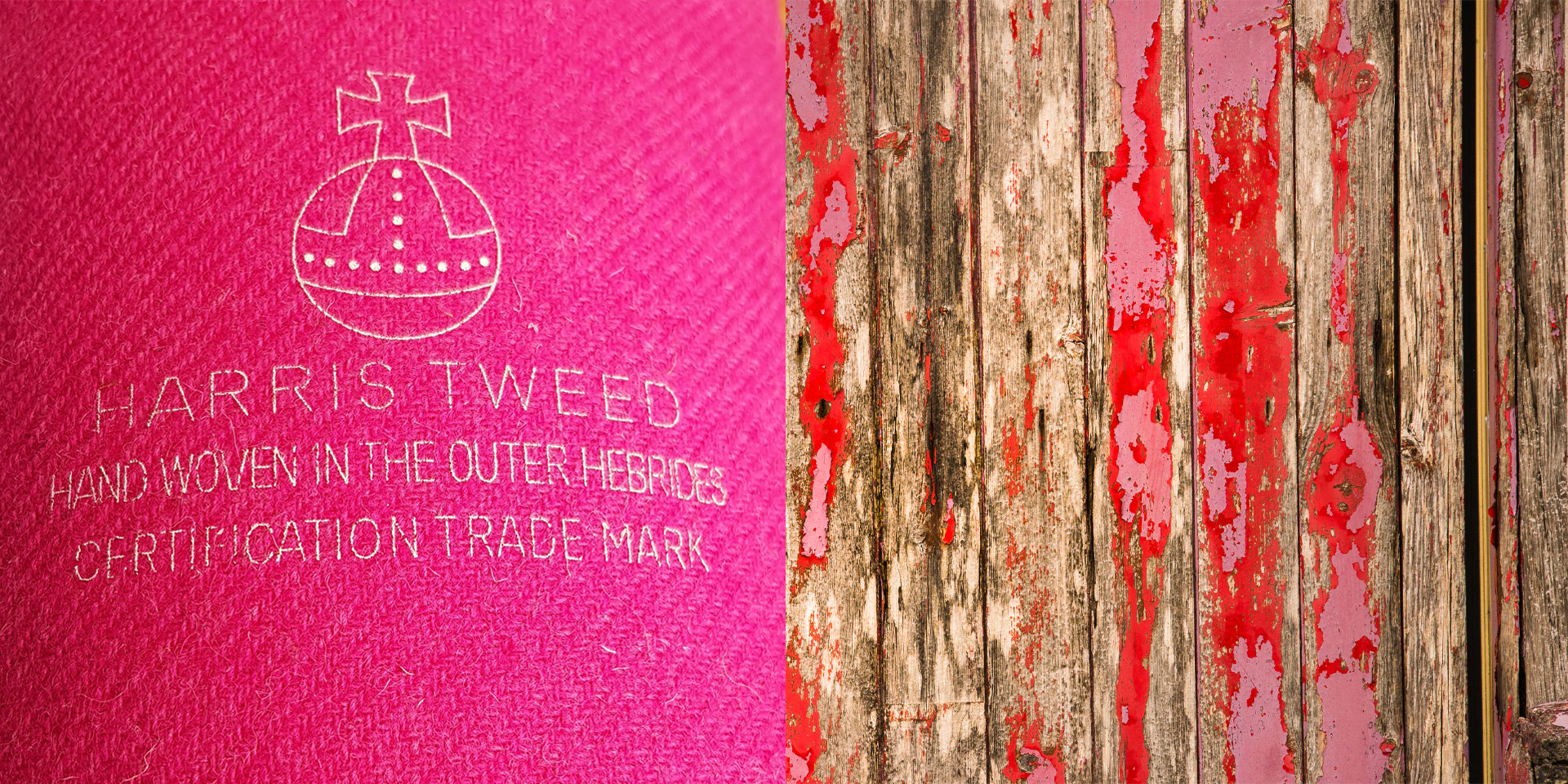 Textures of Pink - The Harris Tweed Authority